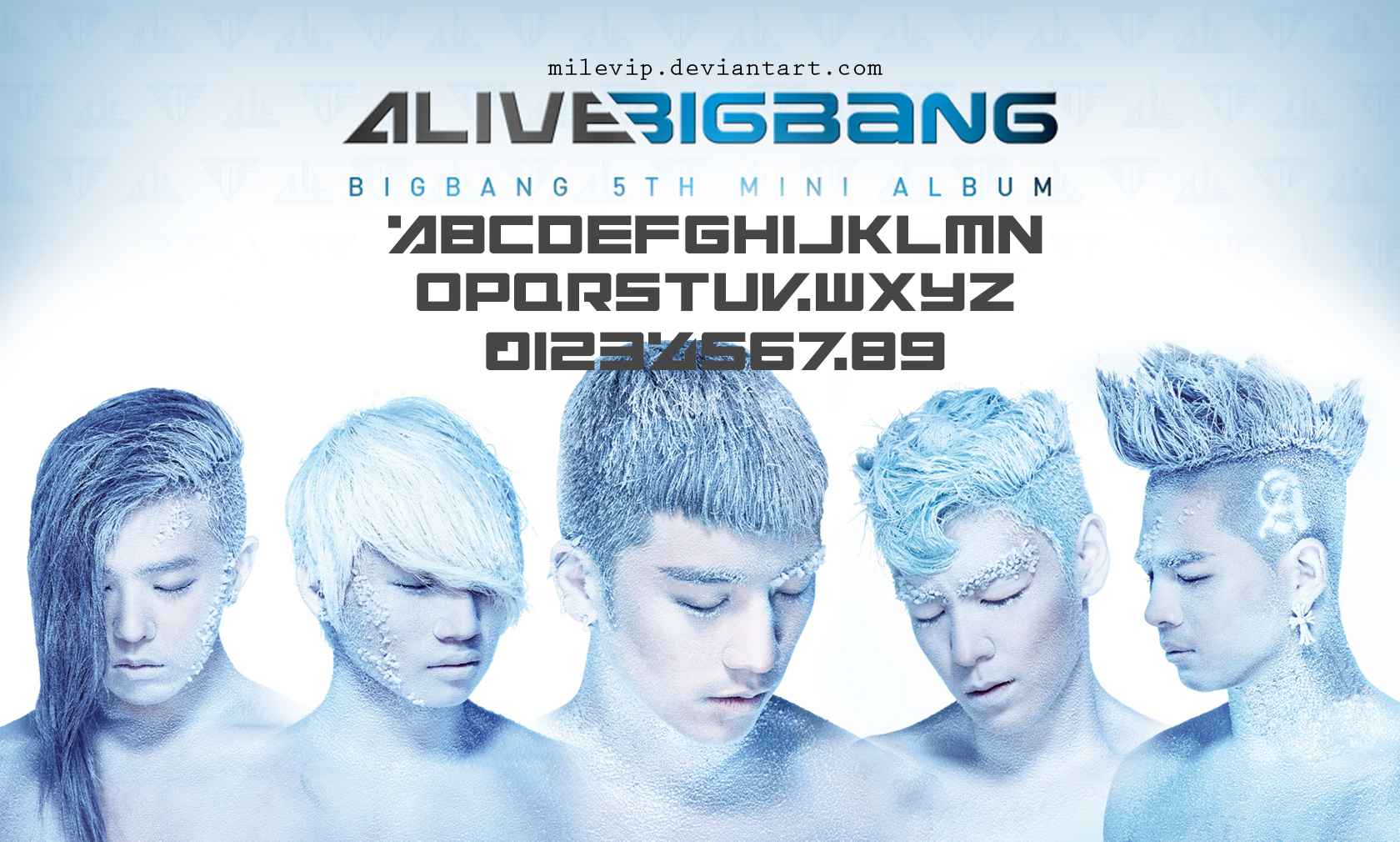 BIGBANG - Alive Font by Milevip on DeviantArt
