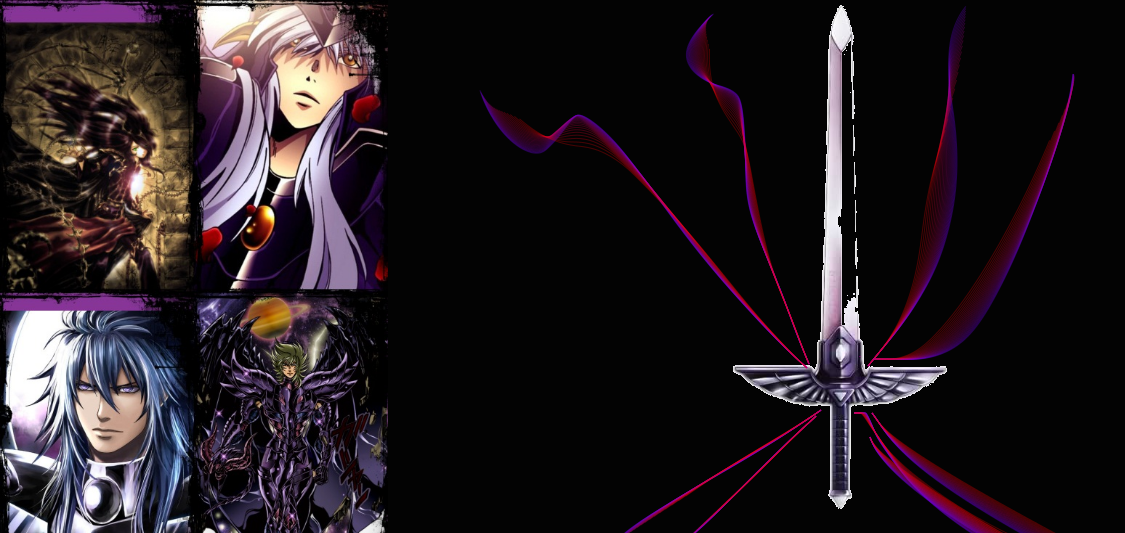 hades sword with the three judges of the underworl by ...