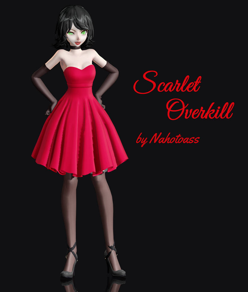 [MMD] TDA Scarlet Overkill [Model DL] by Nahotoass on DeviantArt