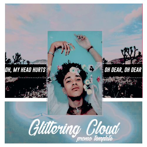 PROMO TEMPLATE 004 :: // GLITTERING CLOUD by possiblerps on DeviantArt