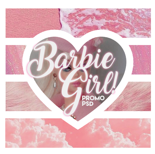 PROMO TEMPLATE 040 :: // BARBIE GIRL by possiblerps on DeviantArt