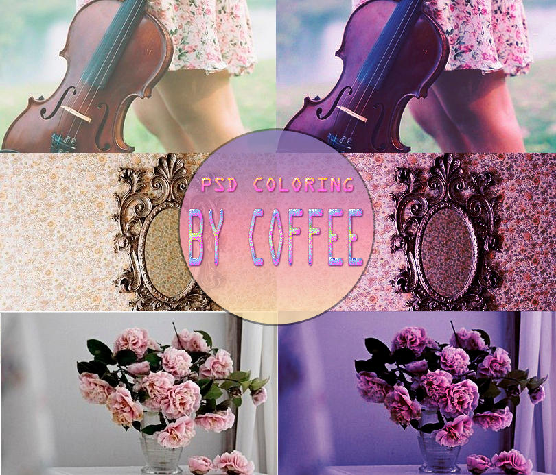 Purple PSD coloring BY COFFEE by CoffeeByCoffee on DeviantArt