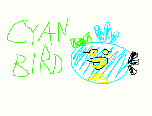 Angry birds OC: Cindy the Cyan bird by Tomsam22 on DeviantArt