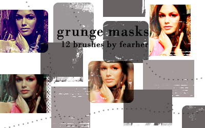 Grunge Masks by fearher on DeviantArt