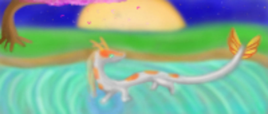 koi dragon touching water by brisnake15 on DeviantArt