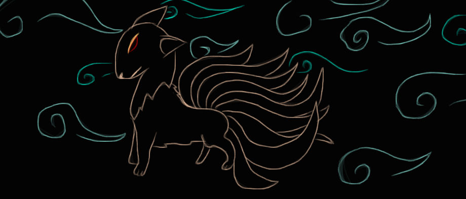 ninetails of the fox fires by brisnake15 on DeviantArt