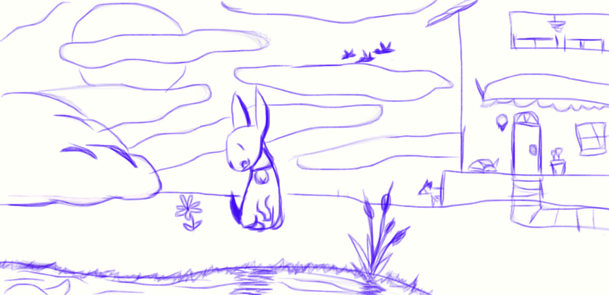 line art scene by brisnake15 on DeviantArt