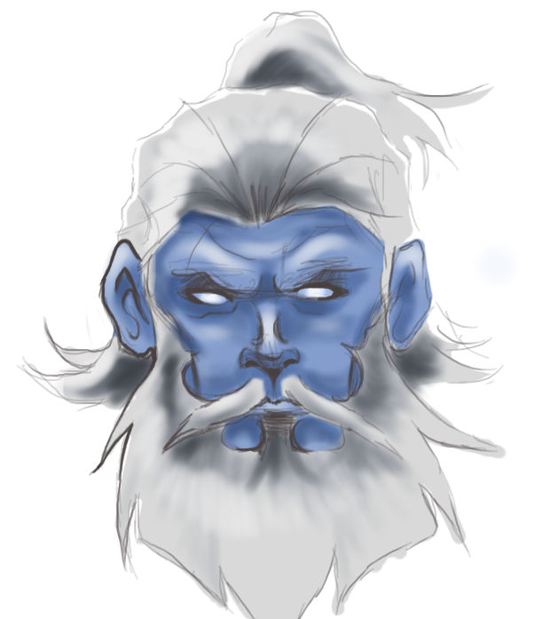 Frost Giant Portrait by Mime2Waste on DeviantArt