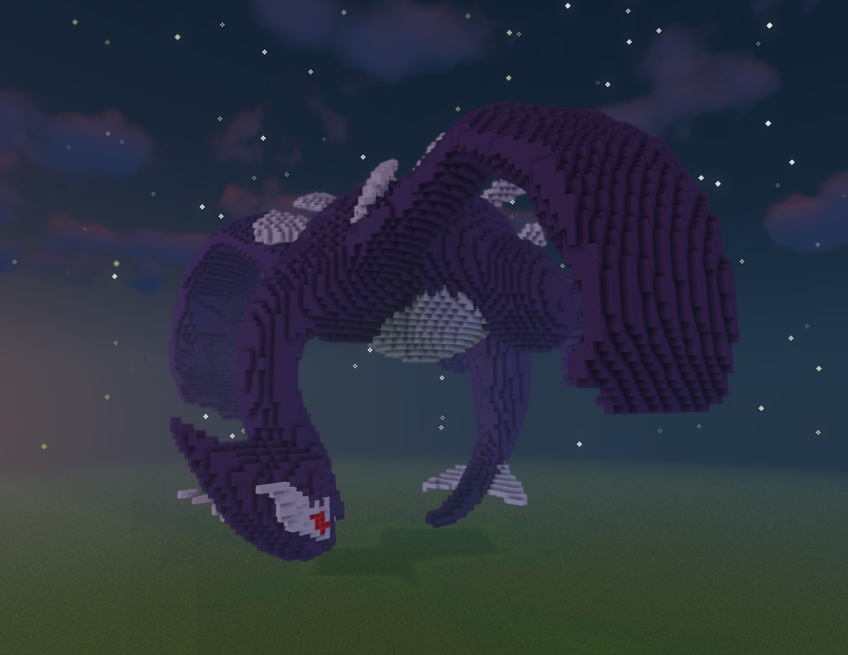 Minecraft Shadow Lugia Build Schematic by JesseTurtles on DeviantArt