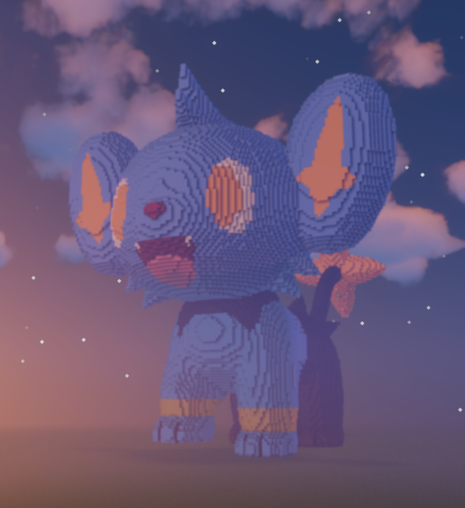 Minecraft Shinx Build Schematic by JesseTurtles on DeviantArt
