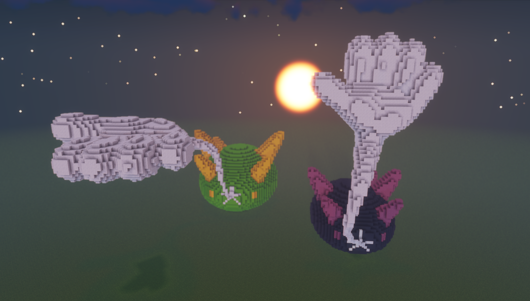 Minecraft Pyukumuku Build Schematic by JesseTurtles on DeviantArt