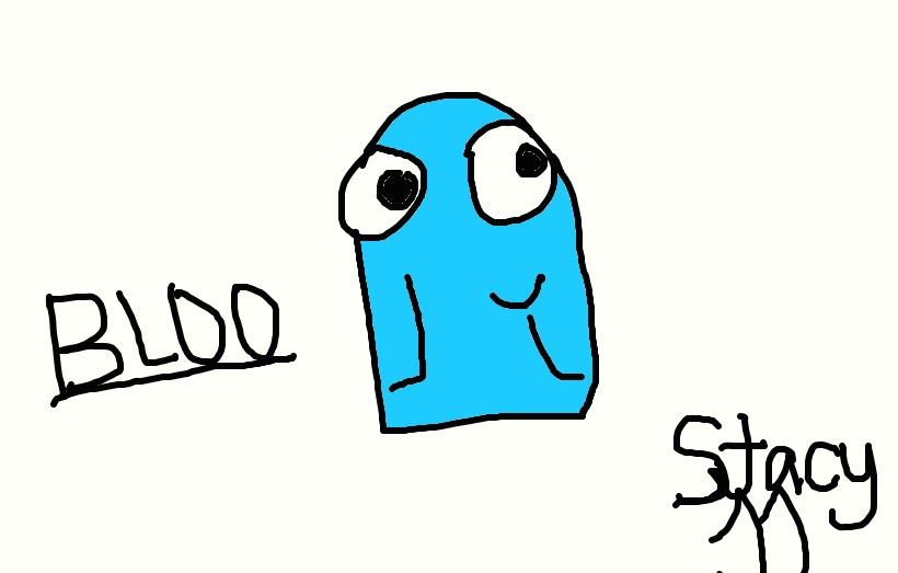 Bloo Drawing From Foster's Home by Stacey-11 on DeviantArt