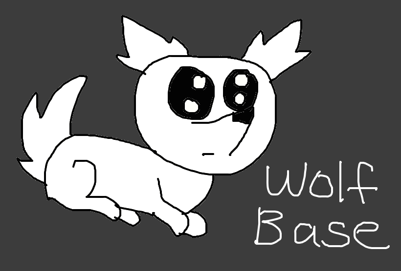 Wolf Base by me by Stacey-11 on DeviantArt