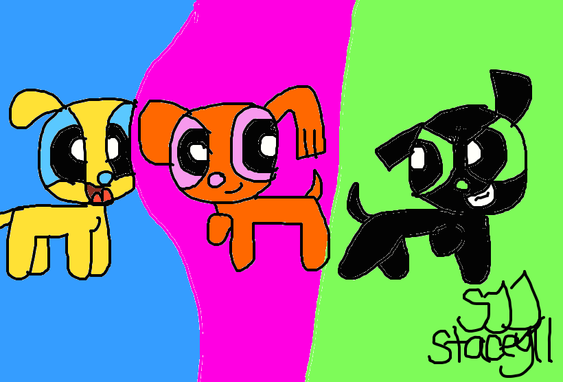The Powerpup Puppies (COMMISSION) by Stacey-11 on DeviantArt