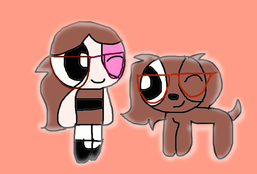 Stacey with Jack The Brown Puppy by Stacey-11 on DeviantArt