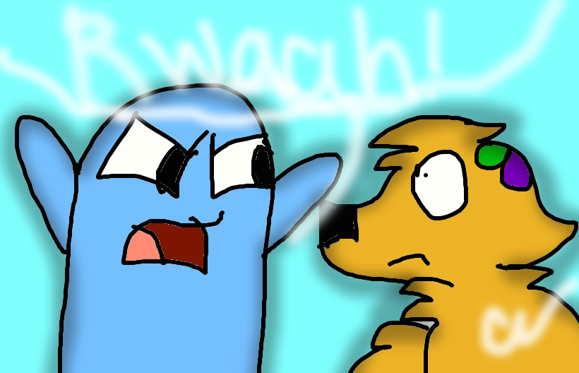 Bloo Scares Werepup Uma by Stacey-11 on DeviantArt