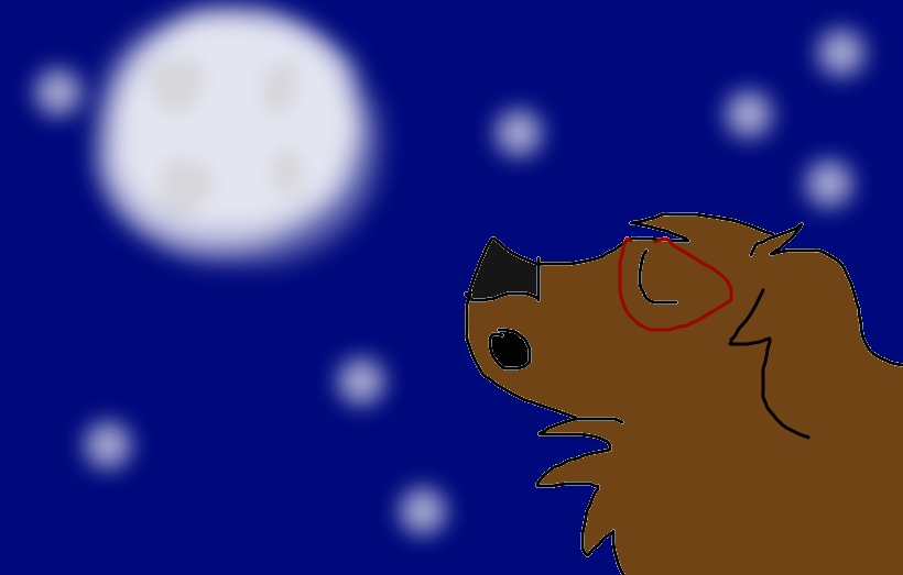 Werewolf Me Howling at The Moon by Stacey-11 on DeviantArt