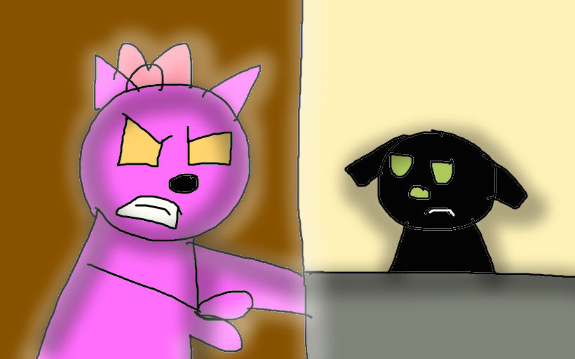 Cat vs Dog by Stacey-11 on DeviantArt