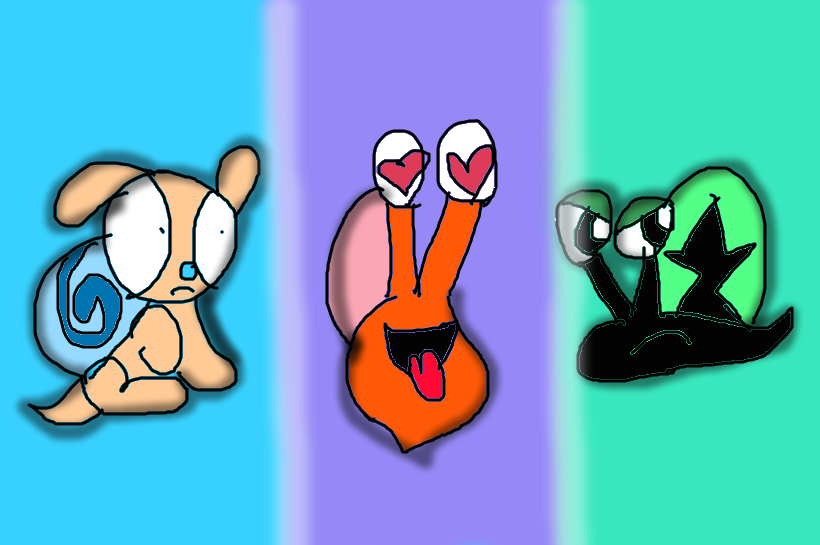 The Powerpuff Snails - Spongebob AU by Stacey-11 on DeviantArt