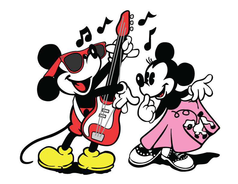 Mickey on the Bass by egdirbr on DeviantArt