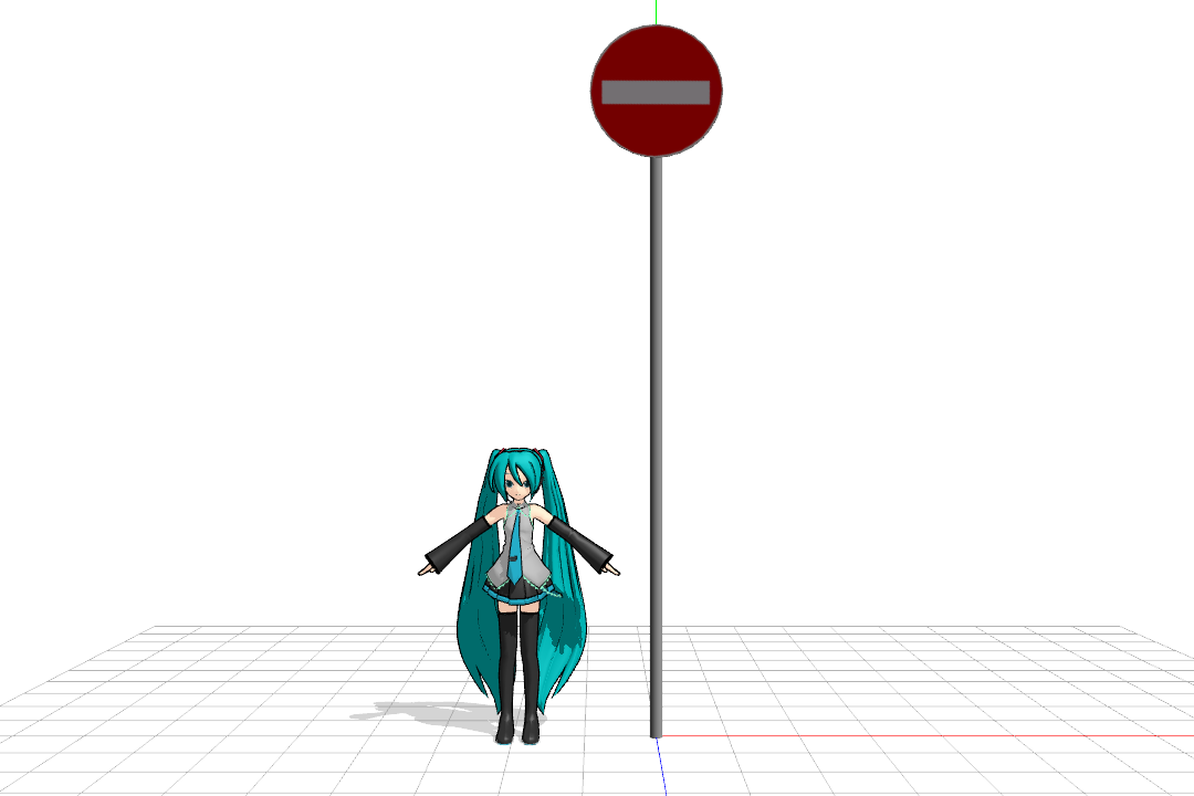 [MMD DL] Stop Sign (.x) by KickinSakura on DeviantArt
