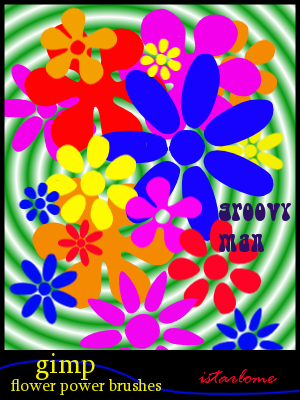 flower power gimp brushes by istarlome on DeviantArt