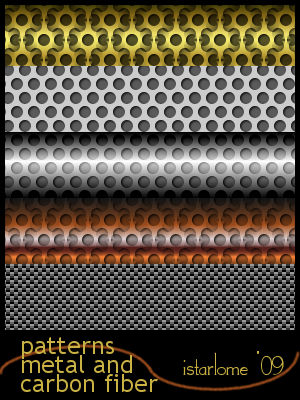 gimp patterns: metal-n-carbon by istarlome on DeviantArt