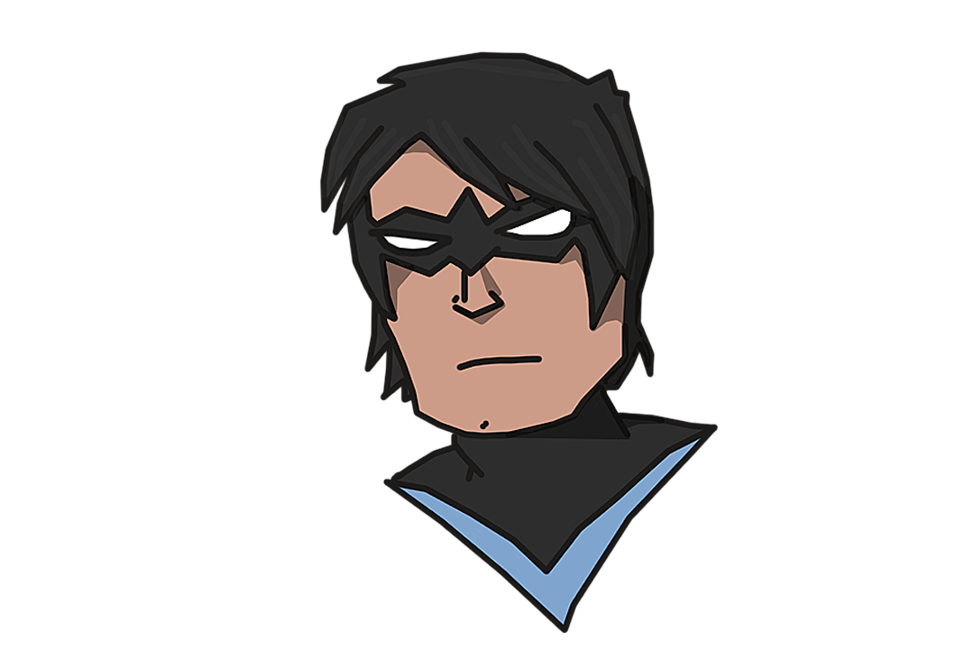 Nightwing Face by ThatPeanutBoy on DeviantArt