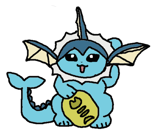 Lucky Cat Vaporeon by CandyCaneWarlock on DeviantArt