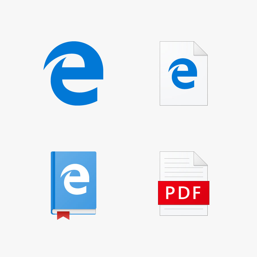 Microsoft Edge Legacy Icons by bongmixtape on DeviantArt