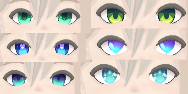 VRoid eyes Texture by Ghostpumpki on DeviantArt