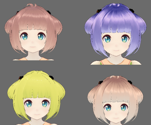 Hair Texture Vroid by Ghostpumpki on DeviantArt