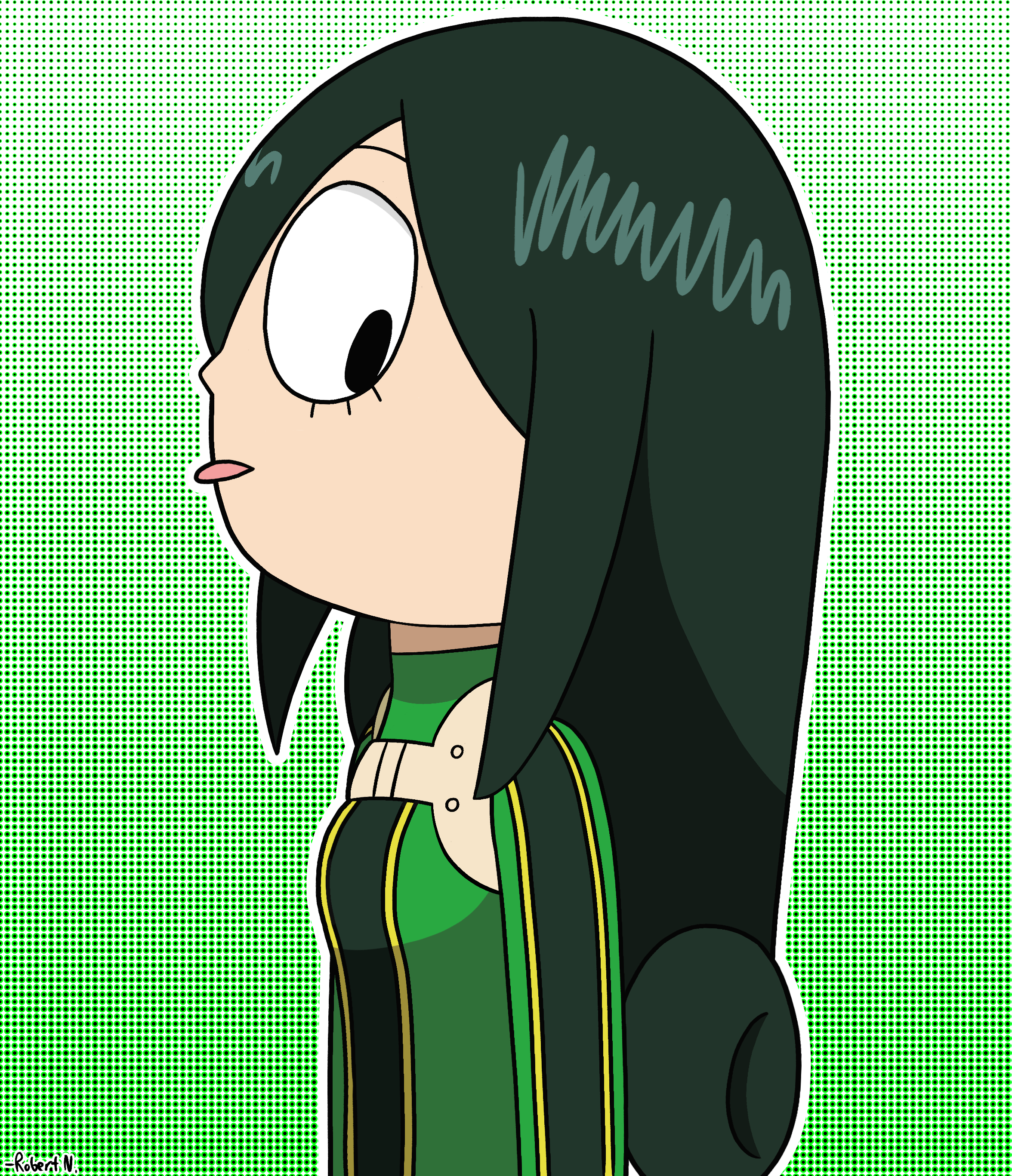 Tsuyu Asui By Robbytherobber On Deviantart