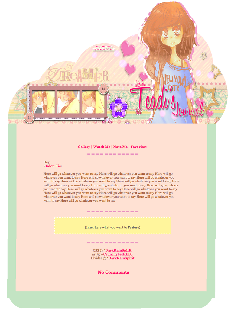 Journal Skin Commission by Rainikloud on DeviantArt