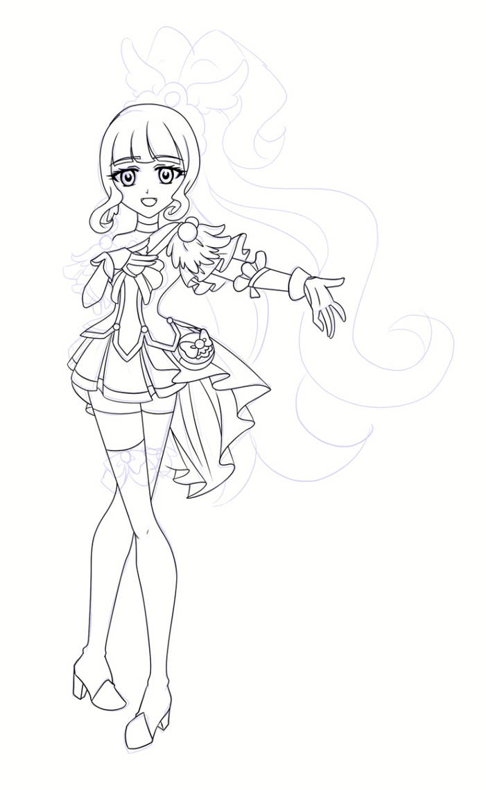 Timelapse: Cure Lillian Smile Style by Aijihi on DeviantArt