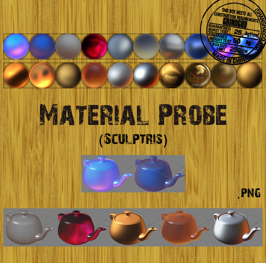 Sculptris Material Probe by GrindGod on DeviantArt