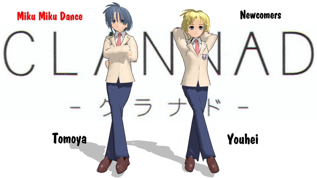 MMD Newcomer Clannad Guys - Retired by mbarnesMMD on DeviantArt