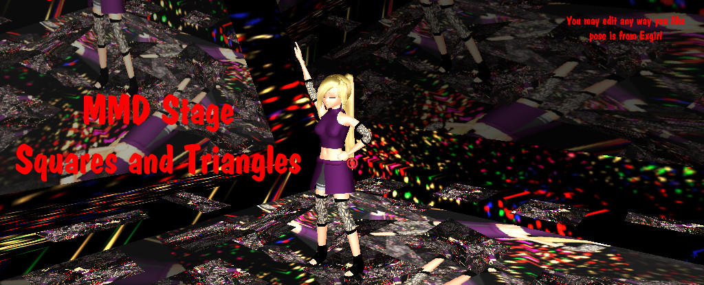MMD Stage Squares and Triangles by mbarnesMMD on DeviantArt