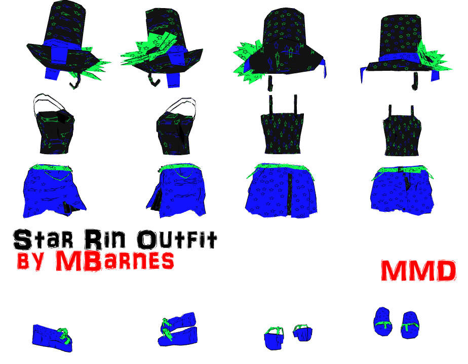 MMD Star Rin Outfit DL by mbarnesMMD on DeviantArt