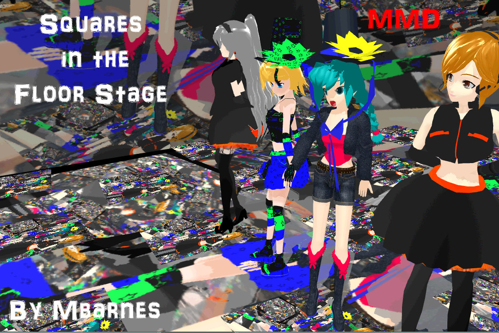 MMD Squares in the Floor Stage DL by mbarnesMMD on DeviantArt