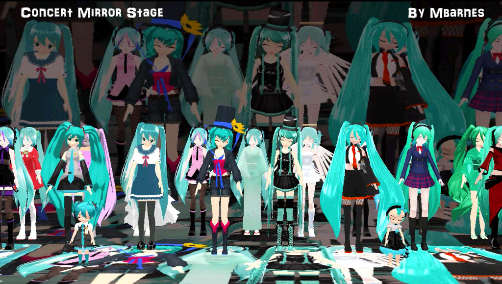 MMD Concert Mirror Stage by mbarnesMMD on DeviantArt