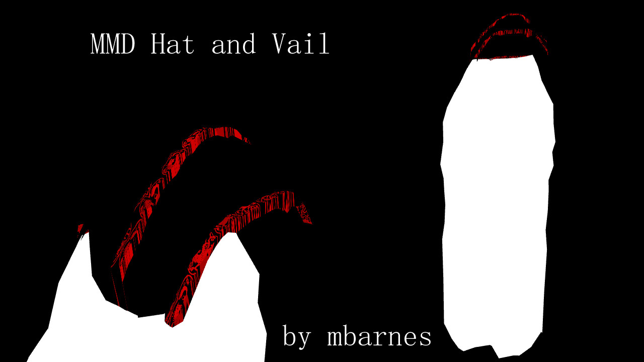 MMD Hat and Veil by mbarnesMMD on DeviantArt