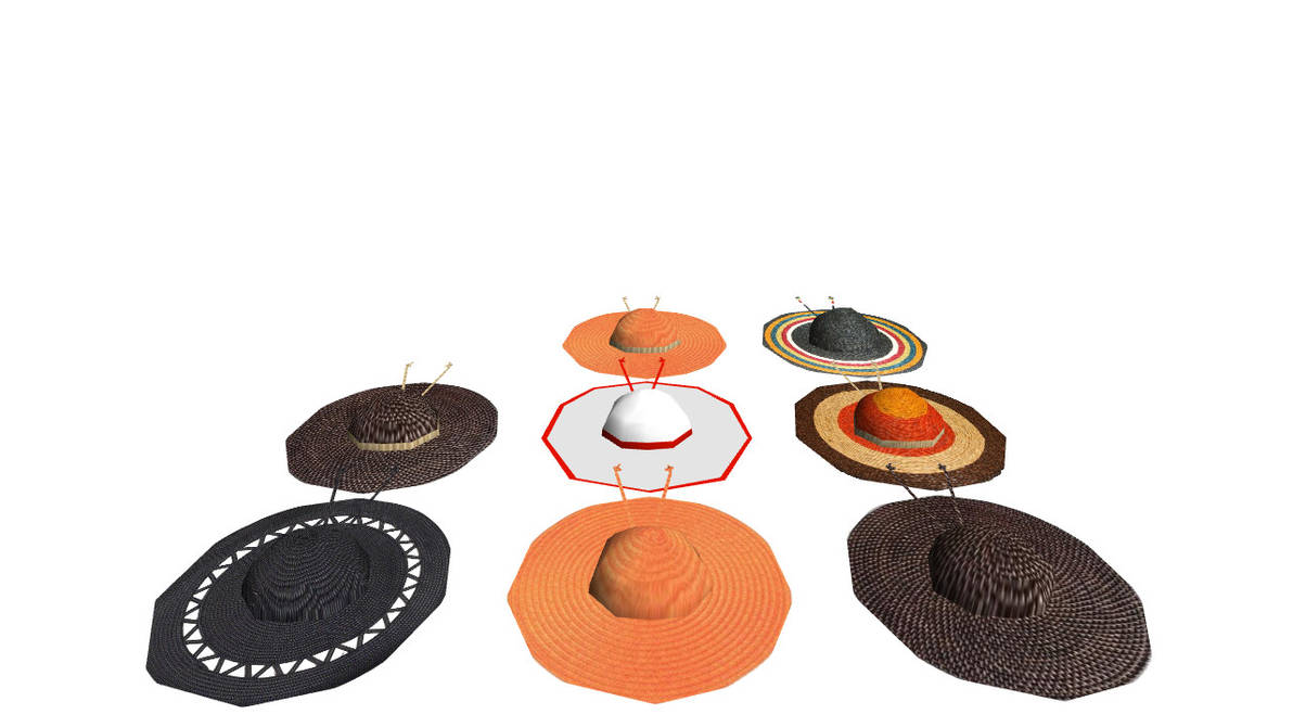 MMD Straw Hats DL by mbarnesmmd by mbarnesMMD on DeviantArt