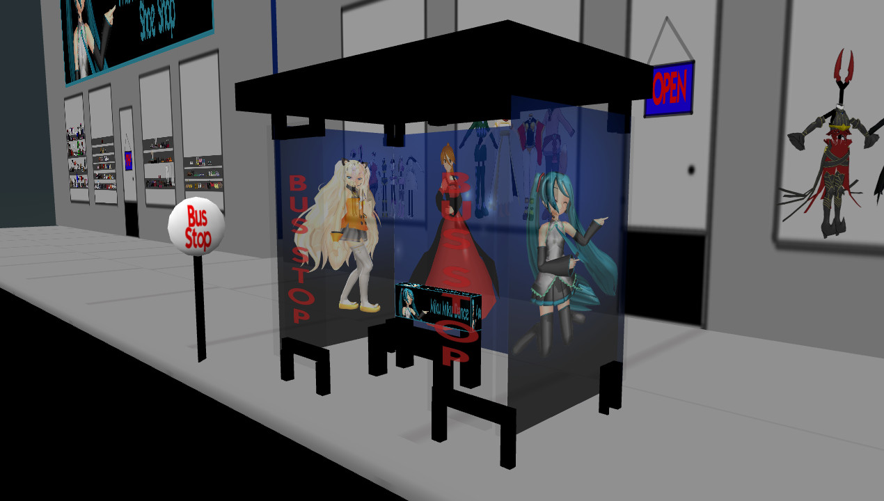 MMD Bus Stop Stage by mbarnesMMD on DeviantArt