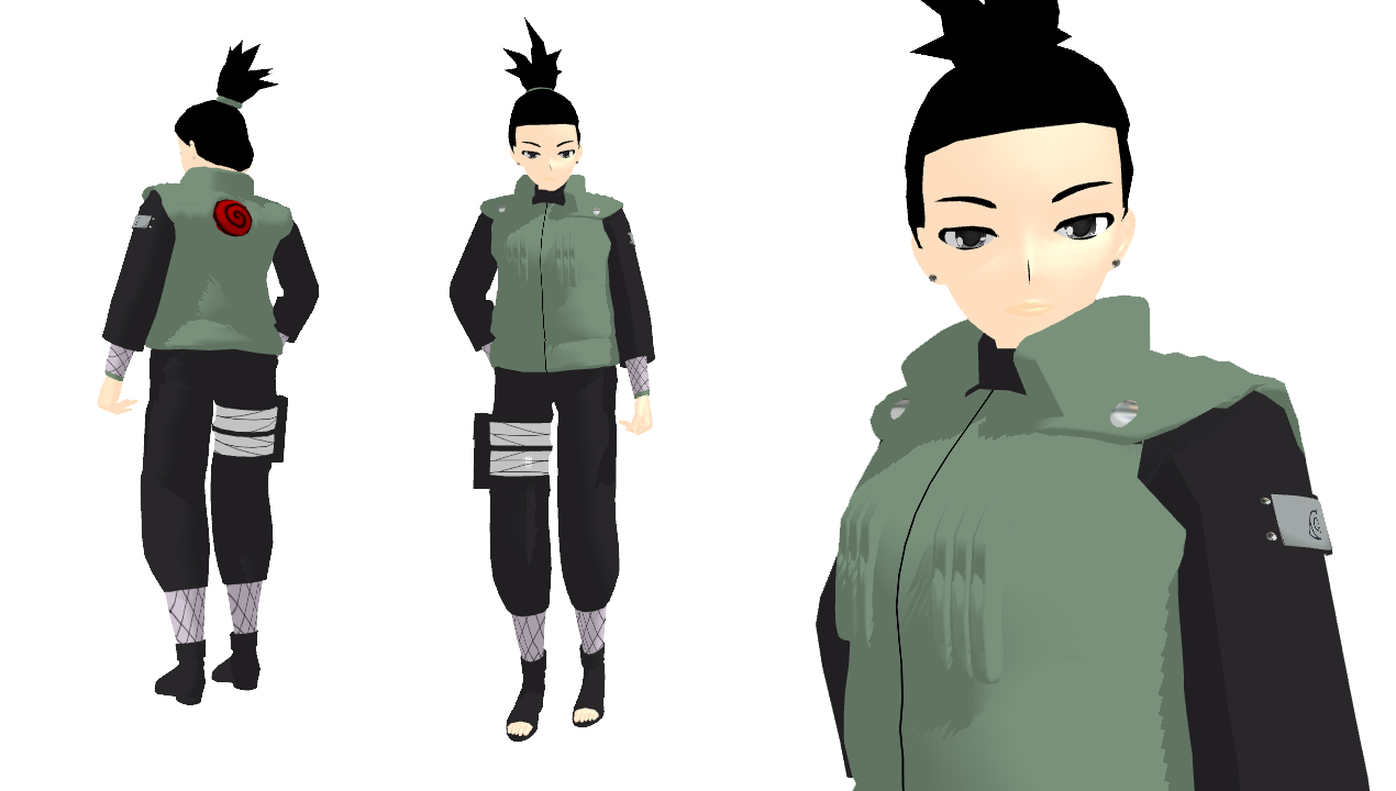 MMD newcomer Shikamaru by mbarnesMMD on DeviantArt