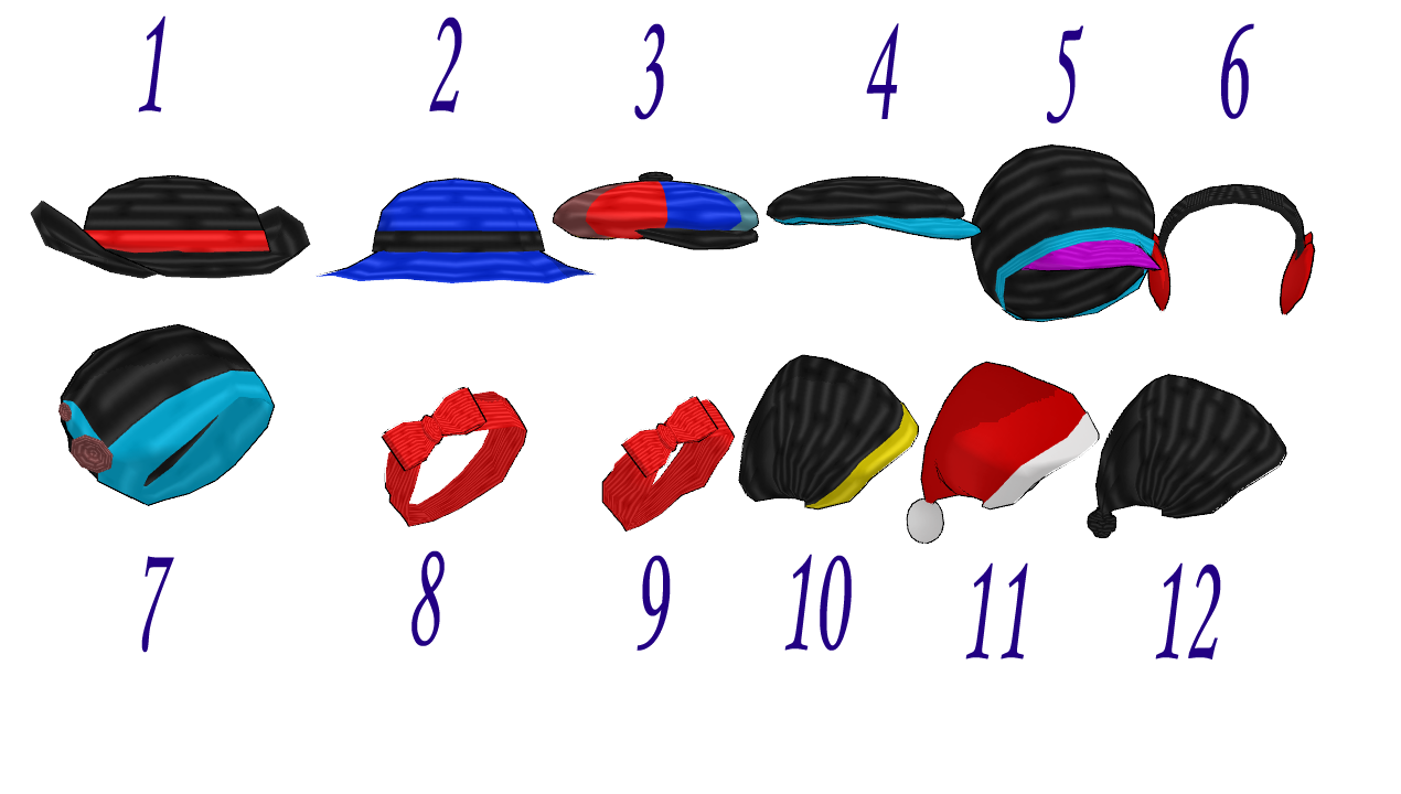 MMD Hats 2 by mbarnesMMD on DeviantArt