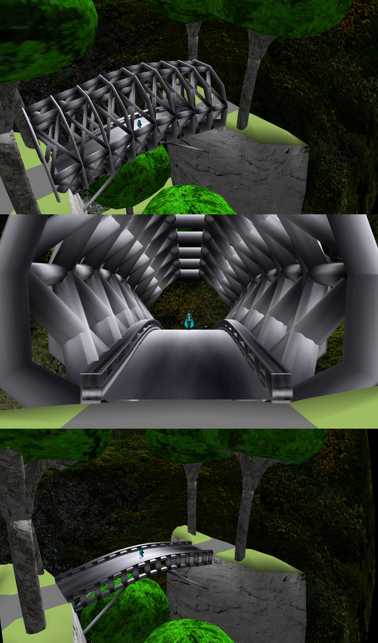 MMD Bridge Over Trees Stage by mbarnesMMD on DeviantArt