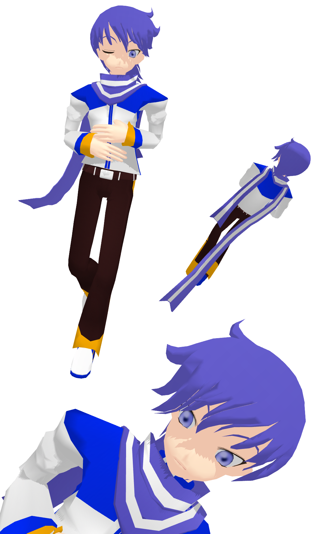 MMD ANIMASA kaito edited by mbarnesMMD on DeviantArt