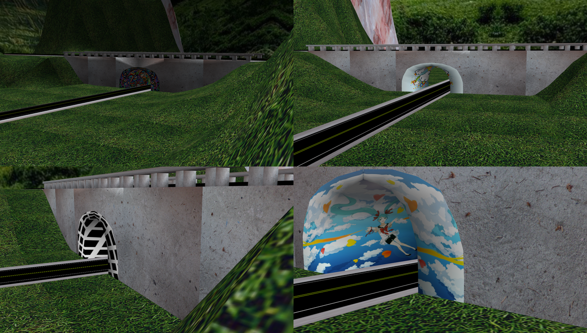 MMD Roads And Bridge Stage by mbarnesMMD on DeviantArt