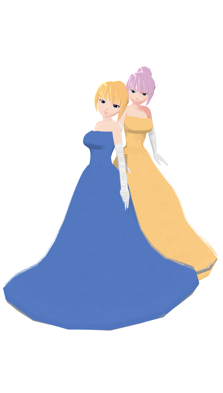 MMD Caroline Joy and Luka - Prom Dress by mbarnesMMD on DeviantArt